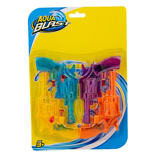 Aqua Blast Water Gun 4 Pack - FabFinds