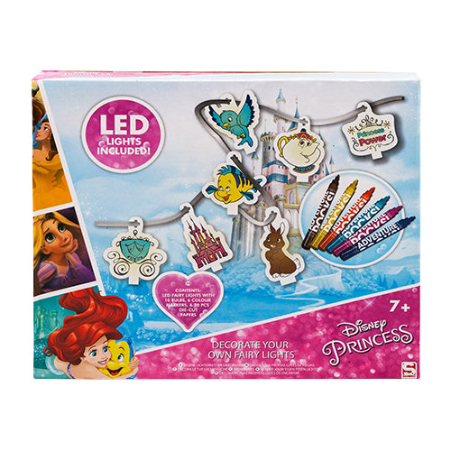 Disney Princess Decorate Your Own Fairy Lights - FabFinds