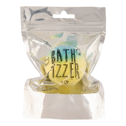 Blue & Yellow Novelty Bath Fizzer Lemon Fragrance 100g - FabFinds