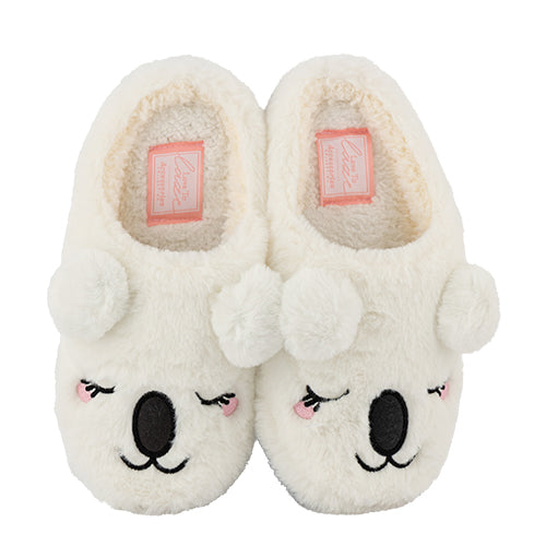Love to Laze Ladies White Koala Bear Slippers — FabFinds