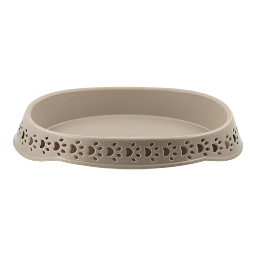 Eco-Plastic Grey Cat Litter Tray - FabFinds