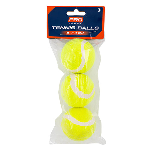 Pro Sport Tennis Balls 3 Pack - FabFinds