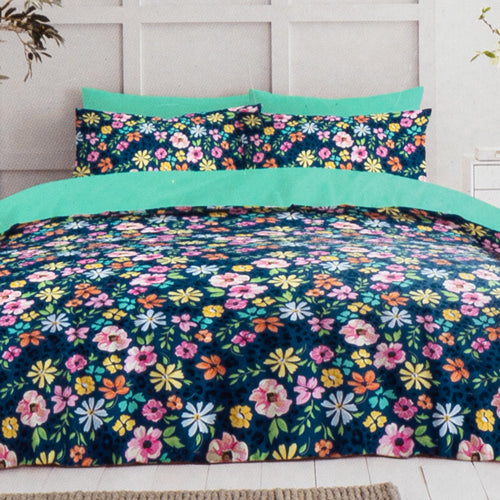 Life From Coloroll Super Soft Floral Printed Duvet Double - FabFinds