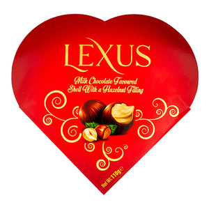 Lexus Milk Chocolate & Hazelnut Filling Chocolates 110g - FabFinds