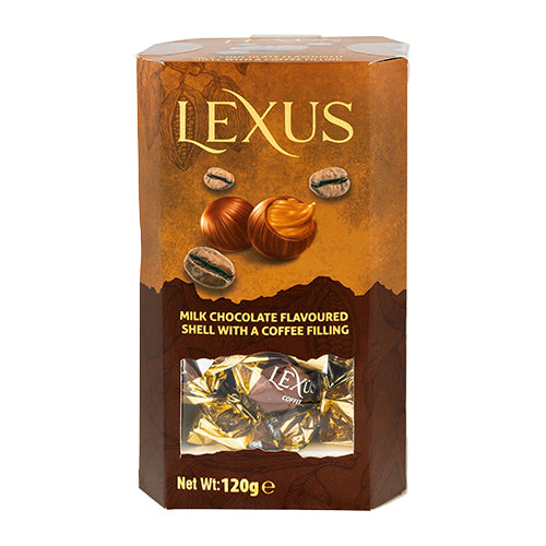 Lexus Milk Chocolate & Coffee Chocolates 120g - FabFinds