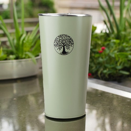 Tree Of Life Tall Flower Bucket Planter Assorted Colours - FabFinds