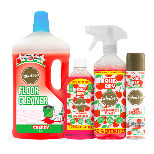 Fabulosa Fruity Cherry Cleaning Bundle 3 Piece - FabFinds