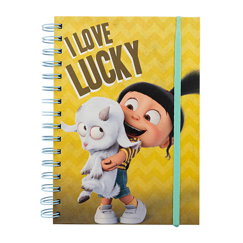 Despicable Me I Love Lucky Spiral A5 Notebook - FabFinds