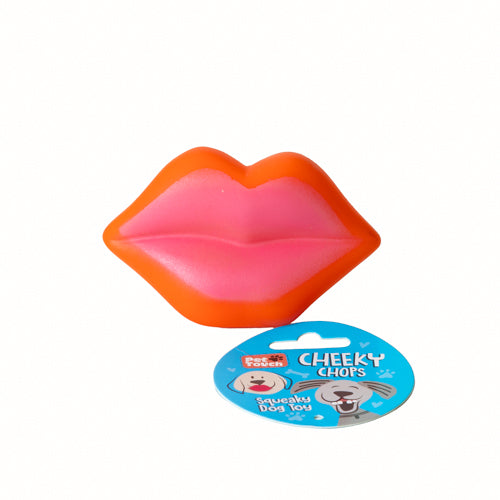 Pet Touch Cheeky Chops Squeaky Dog Toy Assorted Designs - FabFinds