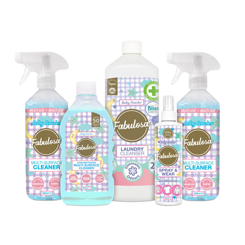 Fabulosa Baby Powder Cleaning Bundle 5 Piece - FabFinds