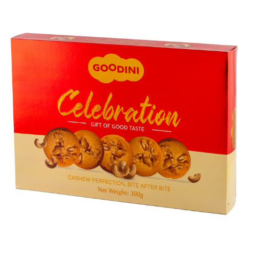 Goodini Cashew Perfection Gift Box 300g – Celebration Treat | FabFinds
