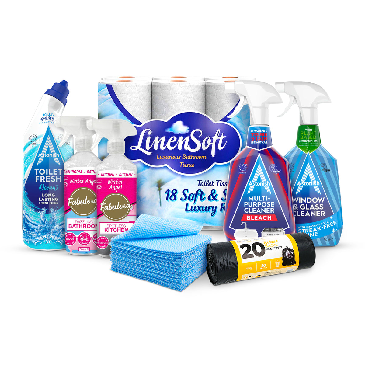 The Big Clean Bundle 8 Piece Home Cleaning Essentials Kit — FabFinds