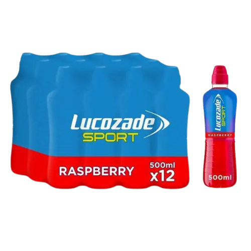 Lucozade Sport Raspberry 500ml – 12 Pack Isotonic Energy Drink | FabFinds