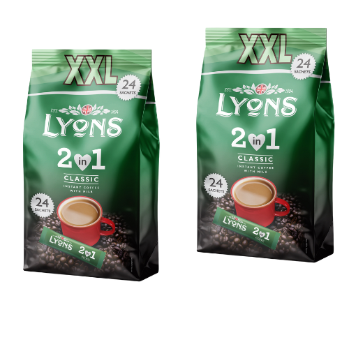 Tesco Lyons 2 in 1 Instant Coffee 2 Pack - Smooth Instant Mix — FabFinds