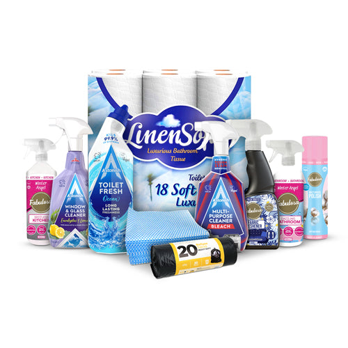 Sunday Blitz Mega Household Cleaning Bundle 10 Piece Toilet Paper Bin ...