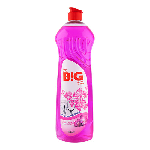 The Big Value Washing Up Liquid Premium Floral Burst 1000ml - FabFinds