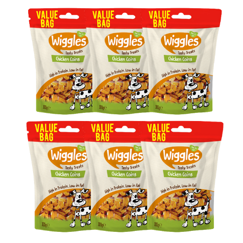 Buy Wiggles Chicken Coins Dog Treats- FabFinds