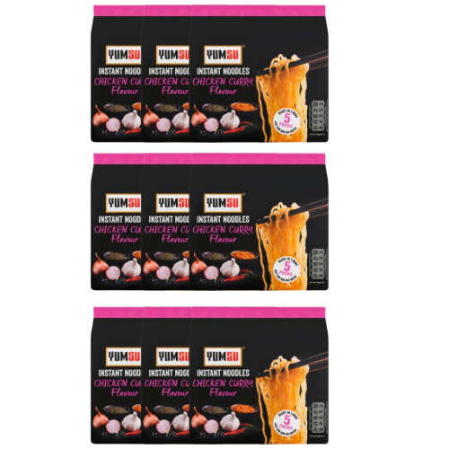 Yumsu Instant Chicken Curry Noodles 5 x 70g - FabFinds