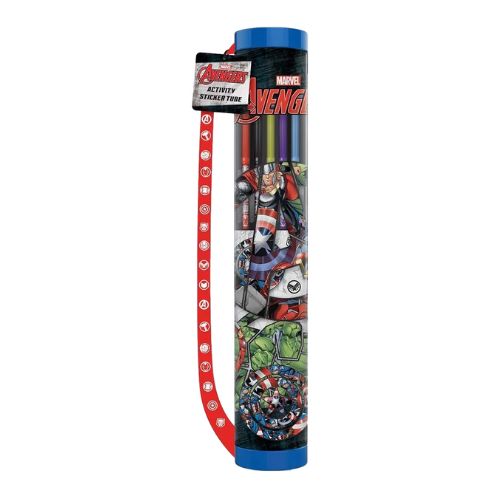 Marvel Avengers Activity Sticker Tube - FabFinds