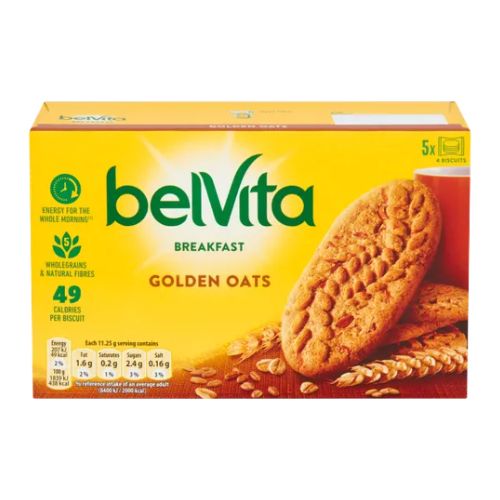 Belvita Breakfast Golden Oats 5 x 4 Biscuits 225g - FabFinds