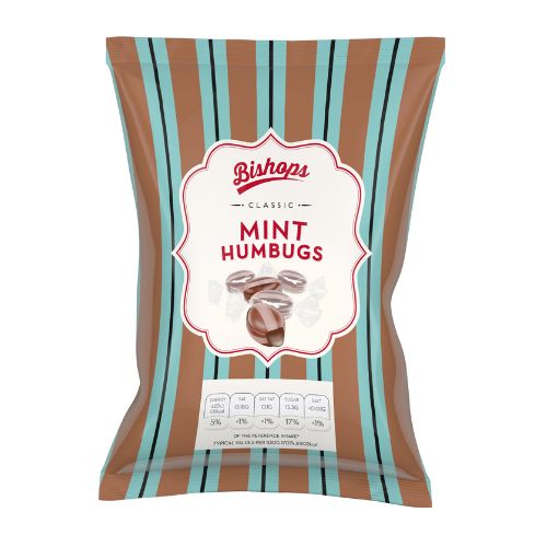 Bishops Mint Humbugs 150g - FabFinds