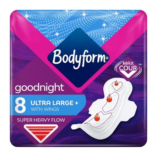 Bodyform Goodnight Ultra Large With Wings Pads 8 Pack - FabFinds