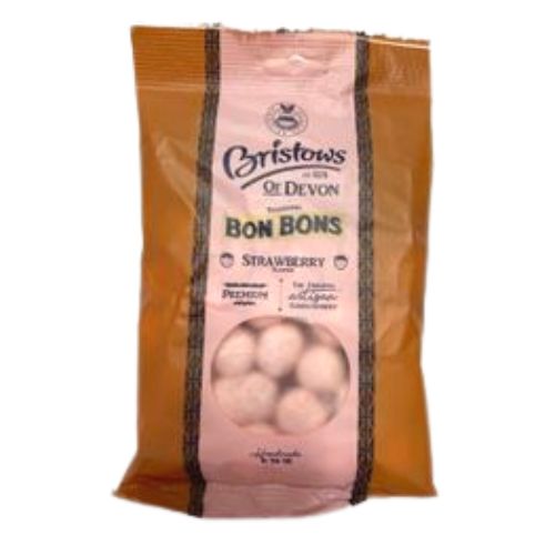 Bristows Of Devon Bon Bons Strawberry 150g - FabFinds