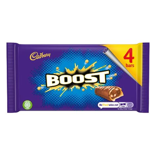 Cadbury Boost Chocolate Bars 4 x 31.5g - FabFinds