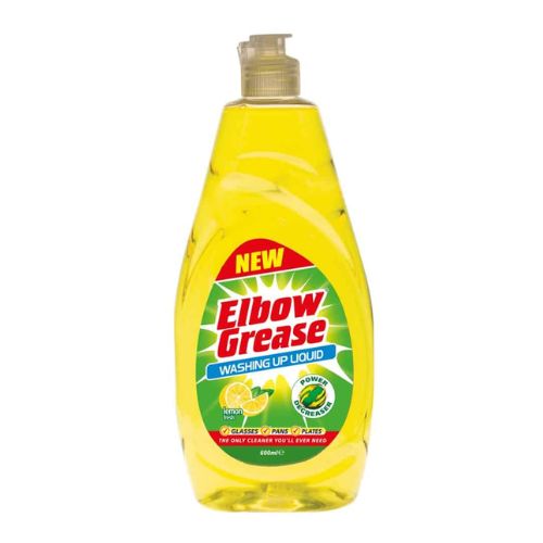 Elbow Grease Orange Washing Up Liquid 600ml - FabFinds