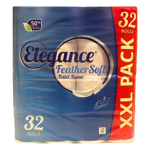 Elegance Toilet Roll 3 Ply 32 Pack - FabFinds