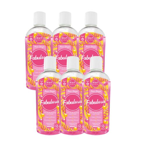 Fabulosa Pear Drops Concentrated Disinfectant Cleaner 6 x 220ml - FabFinds
