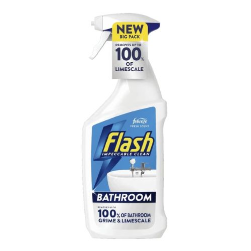 Flash Bathroom Impeccable Clean Spray 800ml - FabFinds