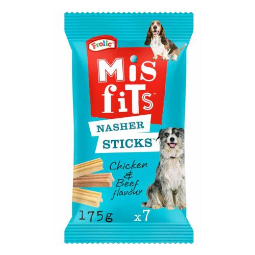 Frolic Misfits Nasher Sticks Chicken & Beef 7 Pack - FabFinds