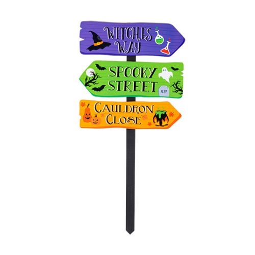 Halloween Spooky Location Sign - FabFinds