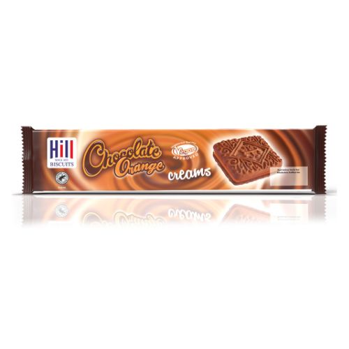 Hill Chocolate Orange Cream Biscuits 150g - FabFinds