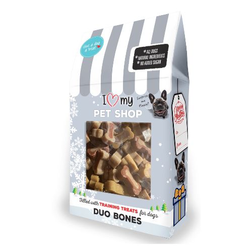 I Love My Pet Shop Training Treats Duo Bones 175g - FabFinds