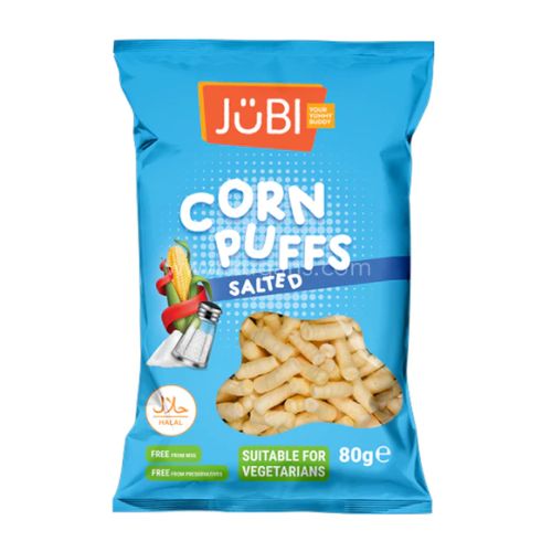 Jubi Salted Corn Puffs 80g - FabFinds