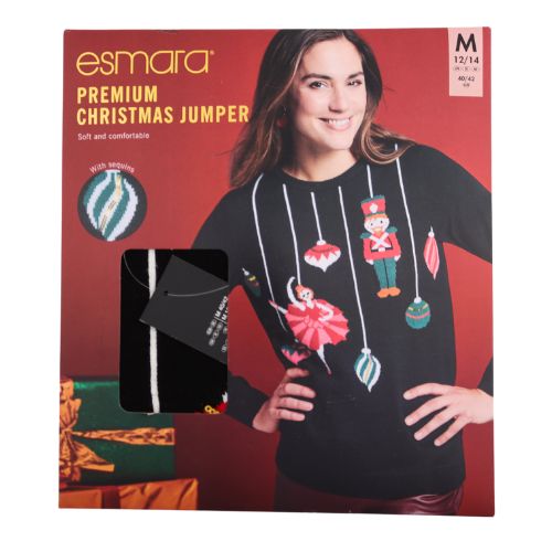 Esmara Ladies Nutcracker Christmas Jumper Assorted Sizes - FabFinds