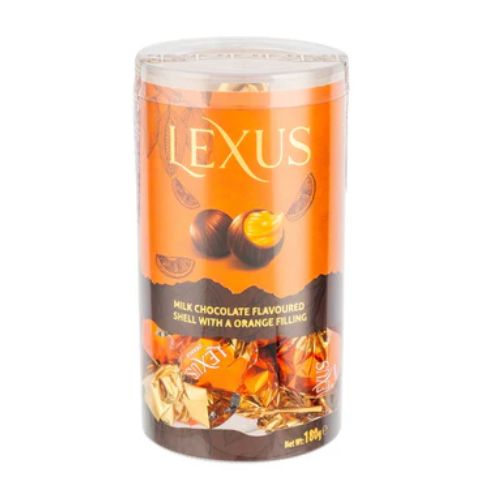 Lexus Milk Chocolate Shell Orange Filling 150g - FabFinds