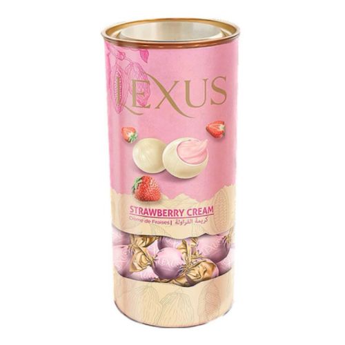 Lexus White Chocolate Shell Strawberry Filling 150g - FabFinds