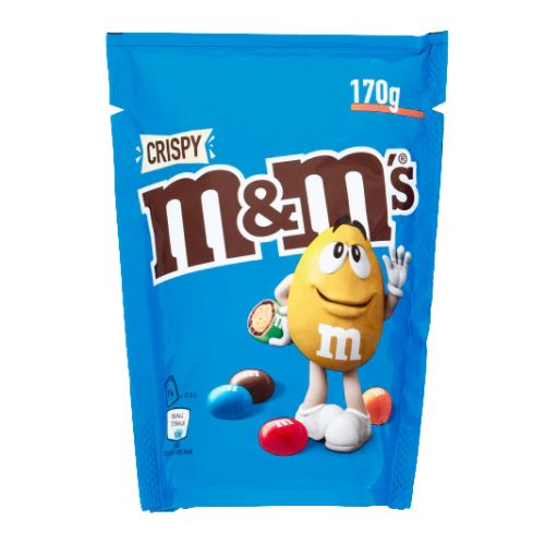 M&M's Crispy Pouch 170g - FabFinds