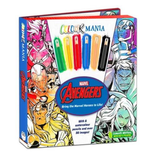 Marvel Avengers Colour Mania Watercolour Art Kit - FabFinds