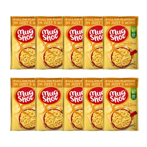 Mug Shot Cheesy Mac & Cheese Pasta 68g Case of 10 — FabFinds