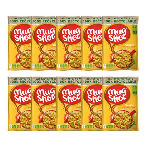Mug Shot Noodles Original Curry 68g Case of 10 — FabFinds
