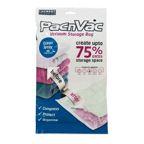 Pac N Vac Vacuum Storage Bag Ocean Spray Fragrance 60cm x 80cm- FabFinds
