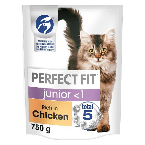Perfect Fit Kitten Complete Dry Cat Food Chicken 750g - FabFinds