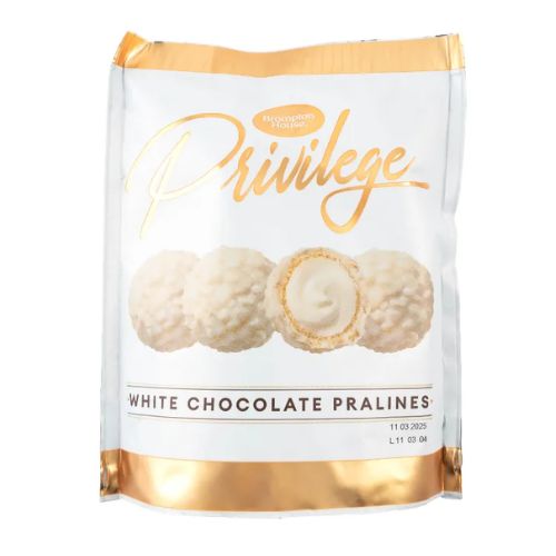 Brompton House Privilege White Chocolate Pralines 98g - FabFinds