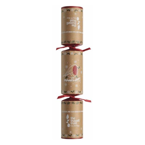 The Trussel Trust Robin Charity Christmas Crackers 6 Pack - FabFinds