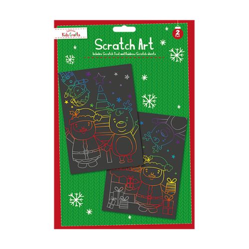 Christmas Scratch Art 2 Pack - FabFinds