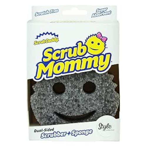 Scrub Mommy Sponge Colours Grey Flex Texture Scrubber - FabFinds
